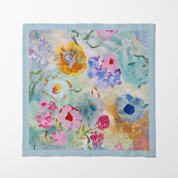 Wildflowers Blue Napkin – OneNapkin